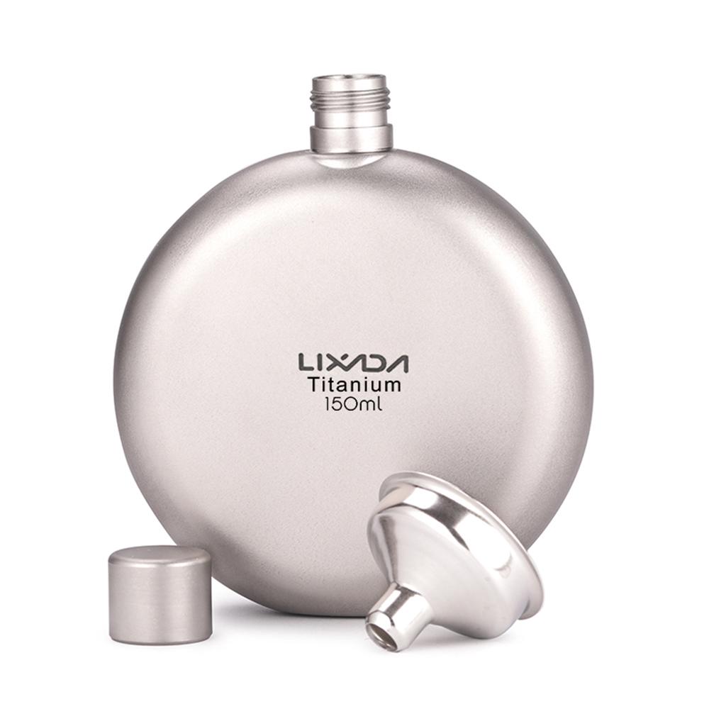 Buy 150ml Leakproof Titanium Flask Alcohol Whisky Wine Flask for ...