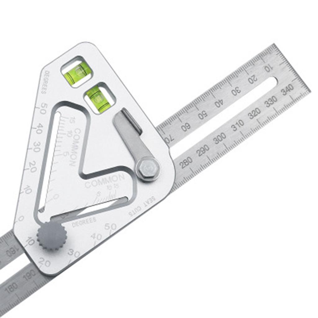 Buy Aluminum Speed Square Quick Roofing Rafter Triangle Measuring Guide ...