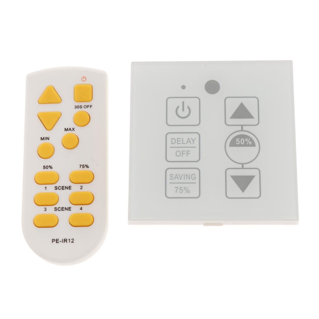 Buy 010V IR Control Led Touch Switch Panel Stepless Controller Dimmer ...