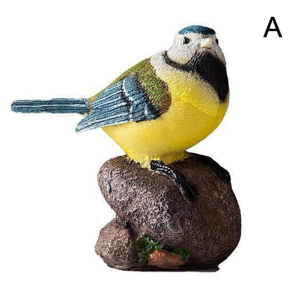 Buy Cute Robin Redbreast Garden Decoration Ornament Resin Sculpture ...