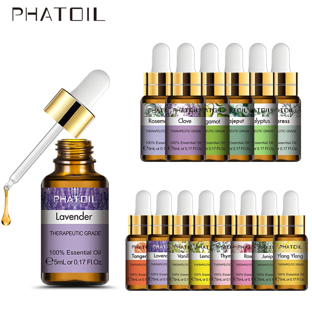 Buy 5ML Pure Plant Essential Oil With Dropper Fragrance For Spa Massage ...