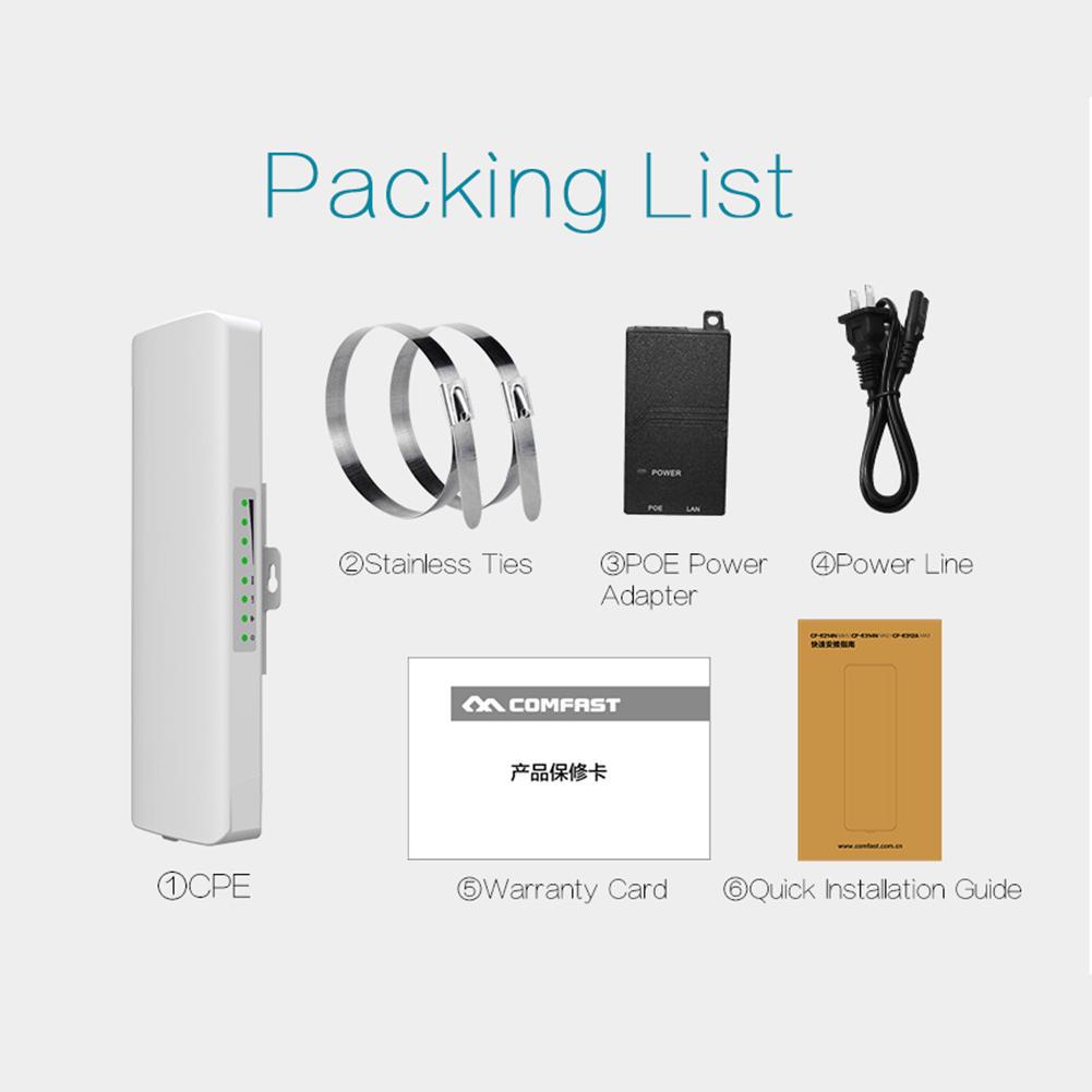 Buy 3-5km Long Range Outdoor WIFI Router 5.8Ghz 300Mbps Wireless CPE ...