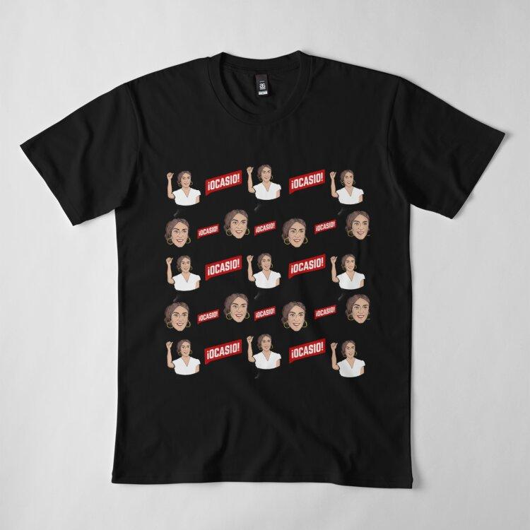 Buy Men Premium Cotton Harajuku T-Shirt Alexandria Ocasio Cortez ...