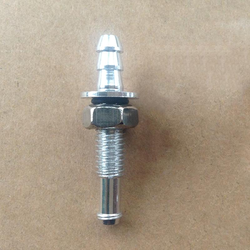 Buy Silver Water Nipples L35mm M6 Thread RC Boat Fuel Nozzles For 4*7mm ...