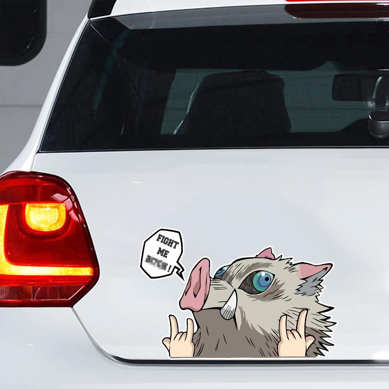 Buy J131# Funny INOSUKE HASHIBIRA FIGHT ME Kimetsu No Yaiba Anime ...