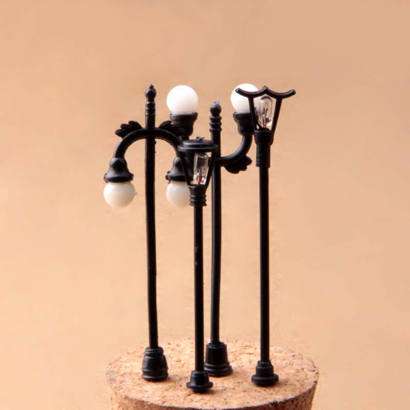 Buy Home Garden Retro Miniature Street Lamp Streetlight Ornament Mini ...