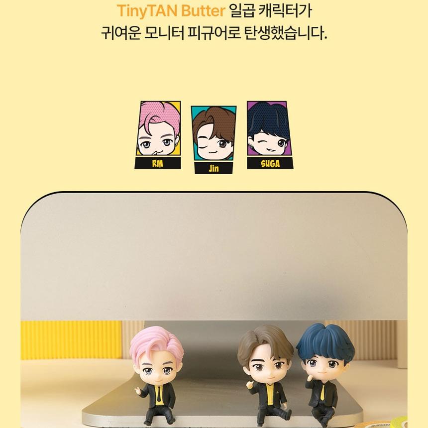 Cheap BTS TinyTAN Butter Characters Monitor/Desktop Mini Figures | Joom