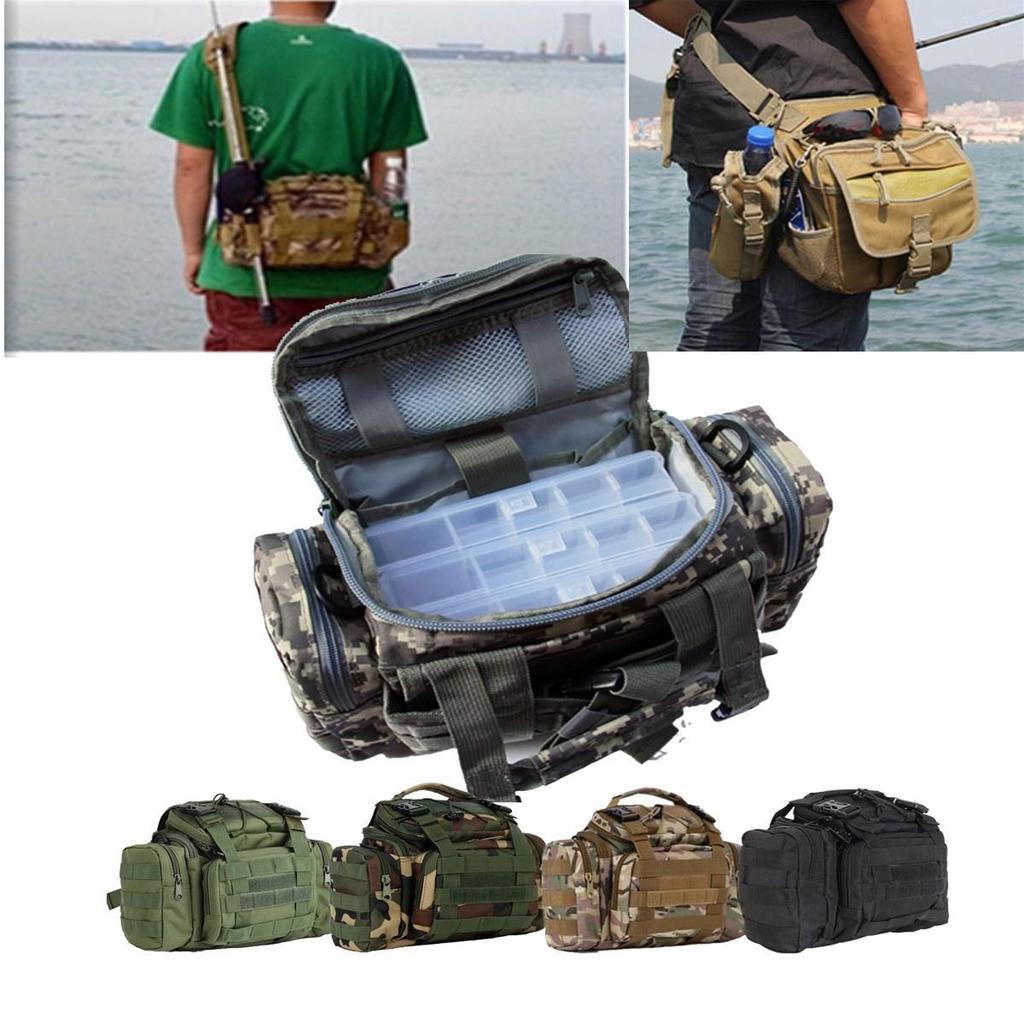 Buy Adjustable Waterproof Tactical Bag Pack Fishing Tackle Bag Pack ...