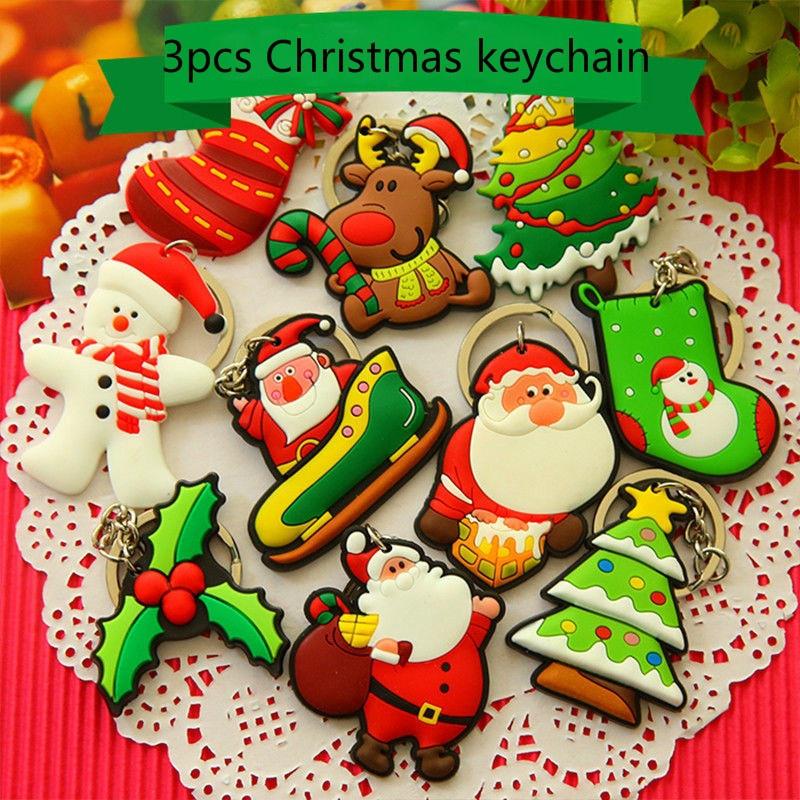 3Pcs Style Sent Randomly Mini Father Christmas Tree Decorations ...