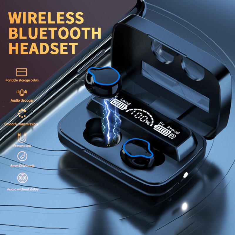 Buy TWS M9 Wireless Bluetooth Earphone Hands-free Hi-Fi Music ...