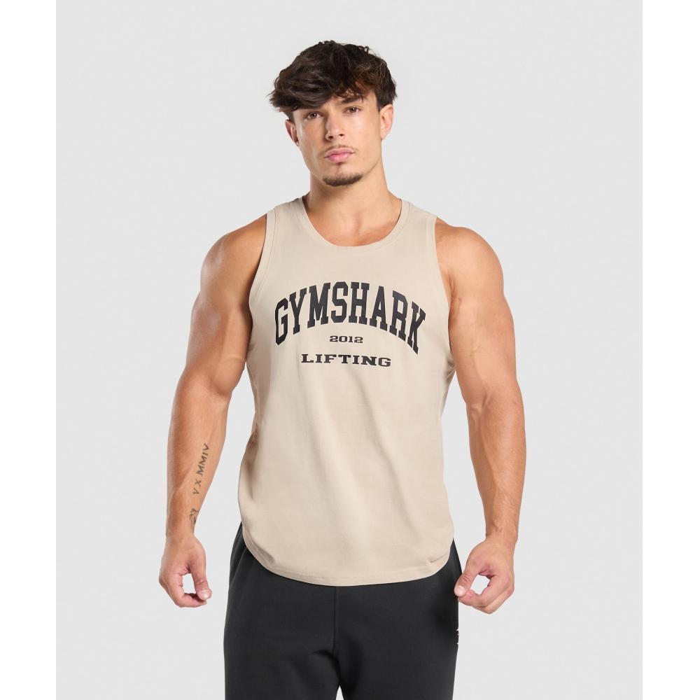 Buy Gymshark 2012 Lifting Tank Pebble Grey A1c4i Gb7p at affordable ...