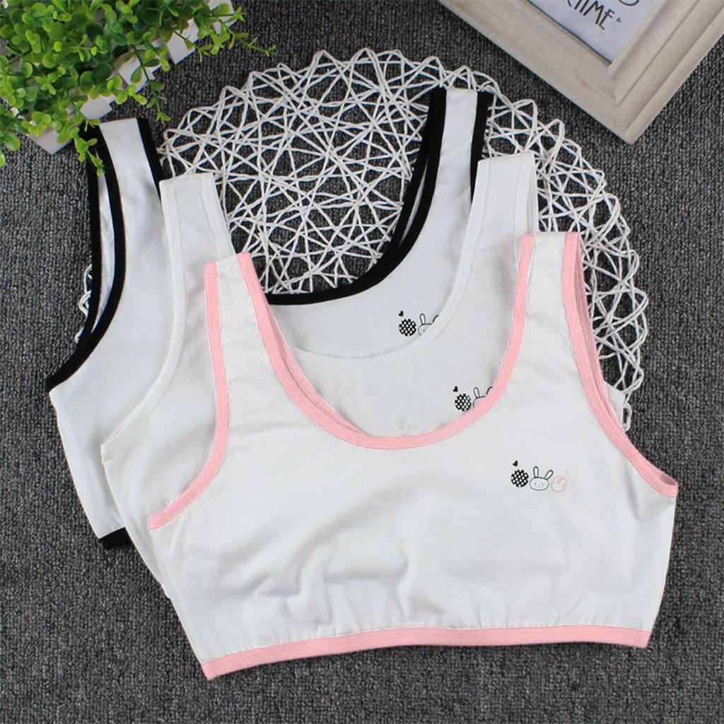 Buy Kids Girls Underwear Foam Bra Vest Children Underclothes Sport ...