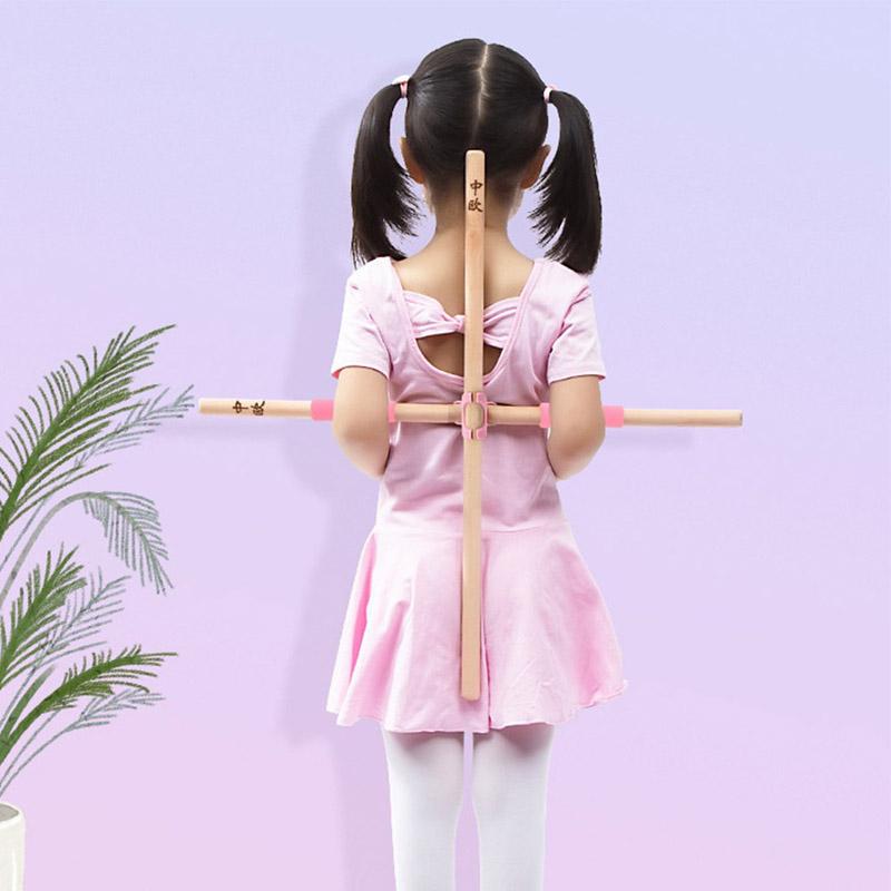 Goedkope Wooden Yoga Pole Open Shoulder Beauty Back Posture Corrector ...