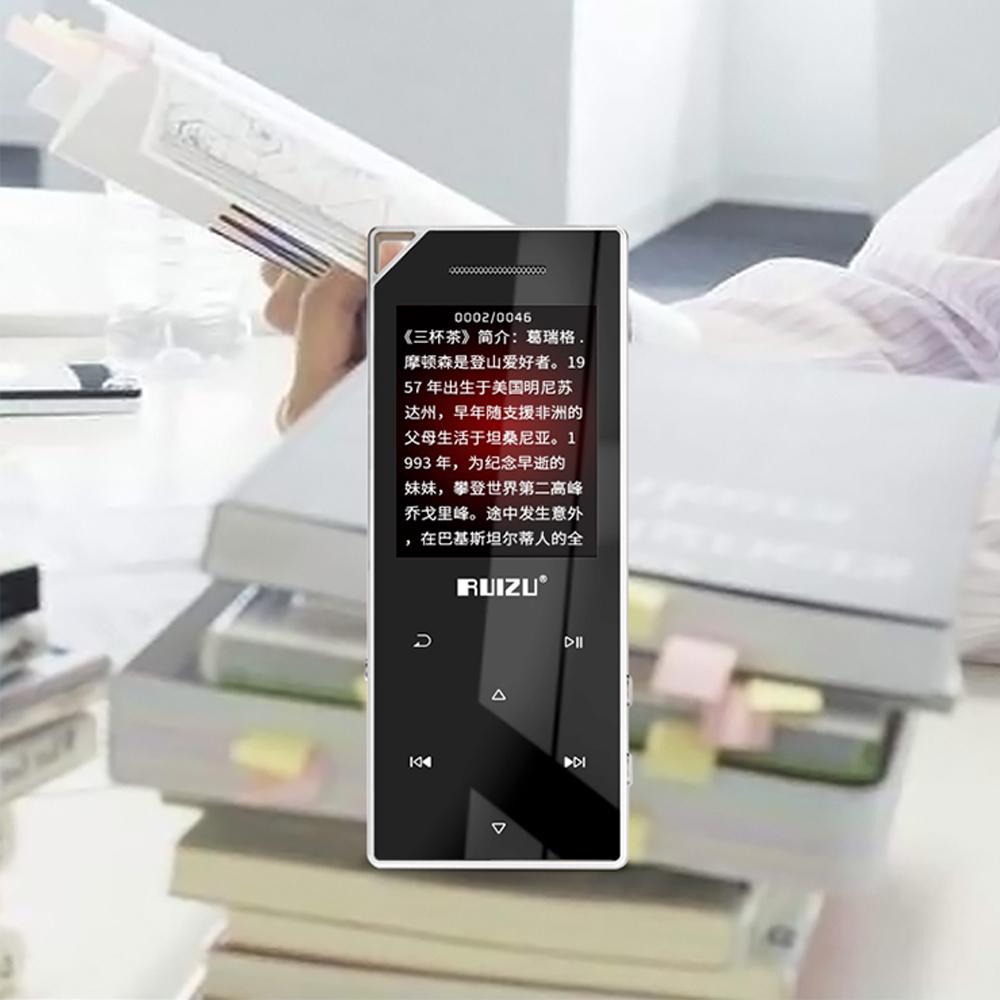 Buy RUIZU D05 Metal Bluetooth MP3 Player Portable Audio 8GB Sport Mp3 ...