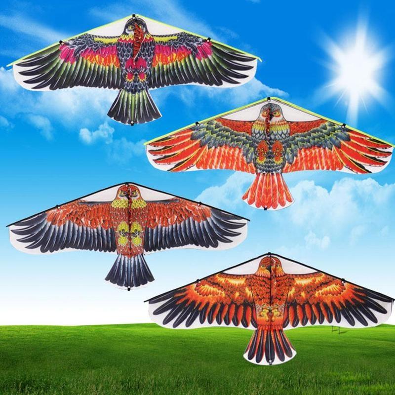Buy Flat Eagle Kite Large Fly Bird Kite For Children Flying Bird Kites ...
