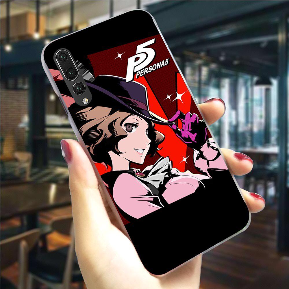 Persona 5 P5 Game Phone Case for Huawei P20 Lite 2018 Cover P9 P10 P30 ...