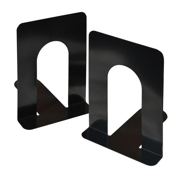 Buy 1 Pair Metal Bookends Heavy Duty Book Ends CDs Files Magazines ...