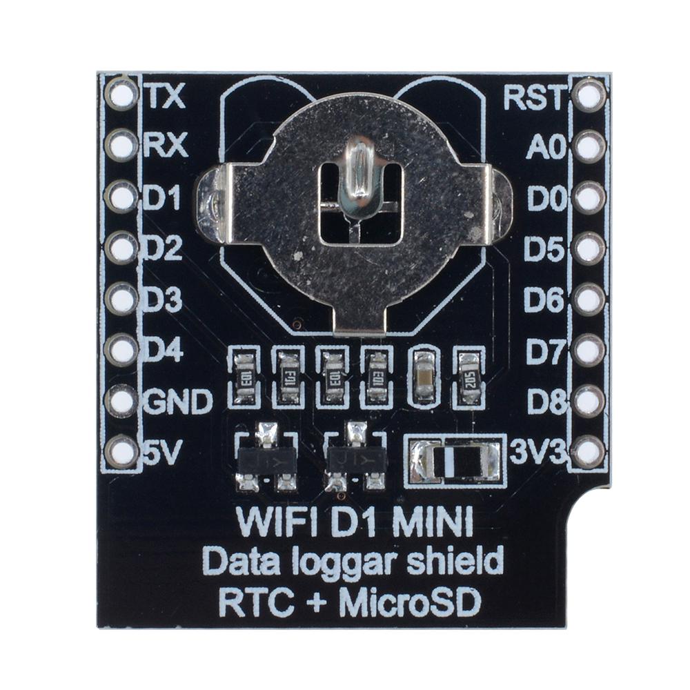Buy Micro SD Wemos D1 Mini Data Logger Shield+RTC DS1307 Clock For ...