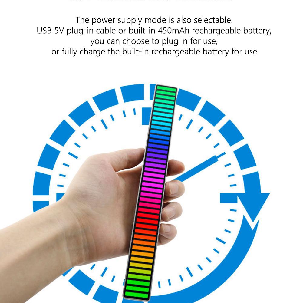 Buy Rhythm Light Rechargeable RGB 40 LED Voice-Activated Pickup Rhythm ...