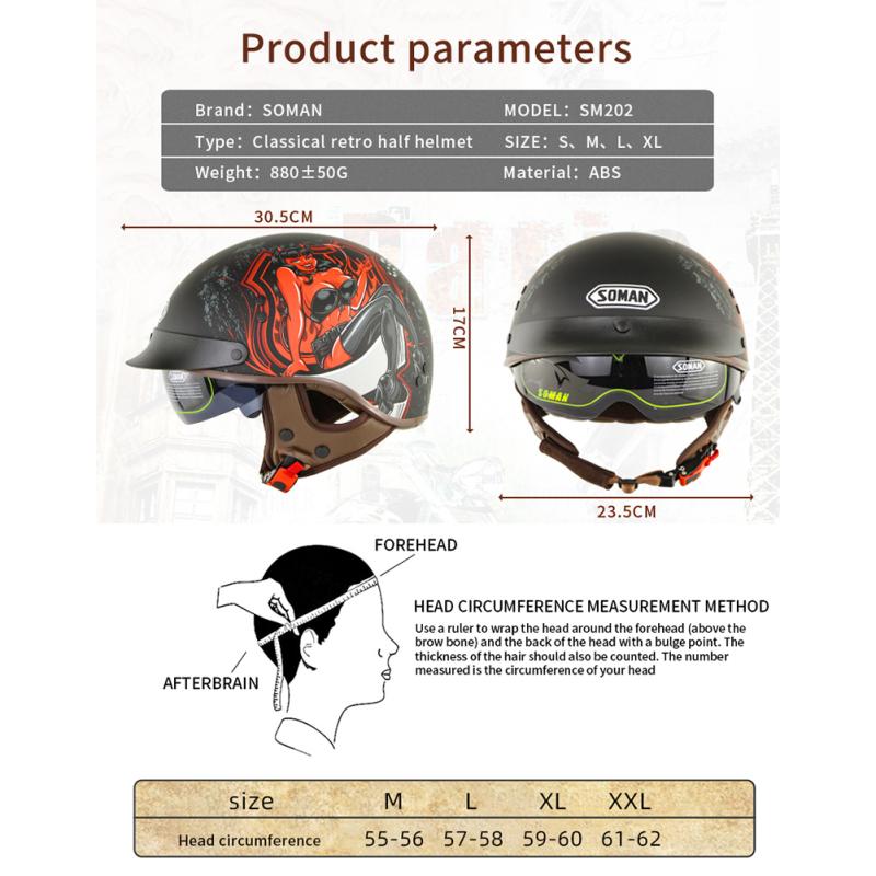 Cheap Men Women Lightweight Retro Motorcycle Cycling Helmet Strong ...