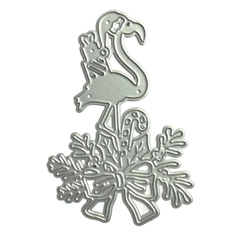 Buy Christmas Bird Metal Cutting Dies Stencil Scrapbook Album Paper ...