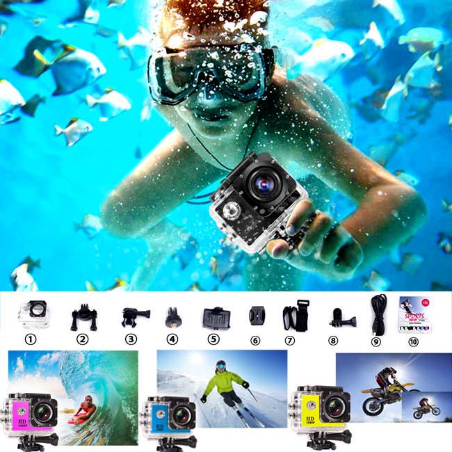 Buy 1080P HD Outdoor Mini Sport Action Camera Waterproof IP Camera ...