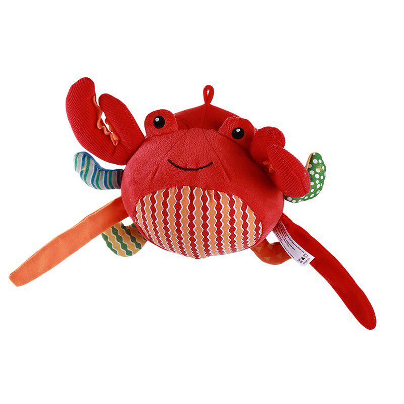 Buy Baby Toys Crab Rattles Pacify Doll Plush Baby Animal Hand Bells ...