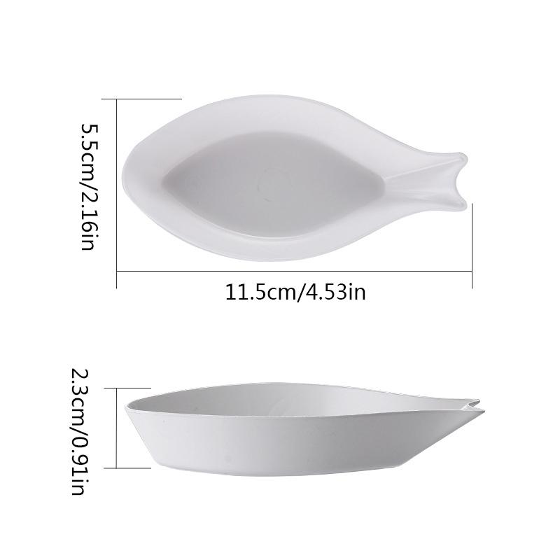 Buy 5Pcs Creative Sauce Plates Multipurpose Kitchen Supplies Fish Shape ...