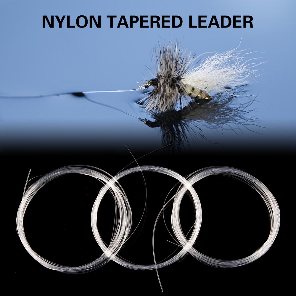 Buy 5pcs Tapered Leader with Loop 9ft / 15ft Nylon Fly Fishing Line ...