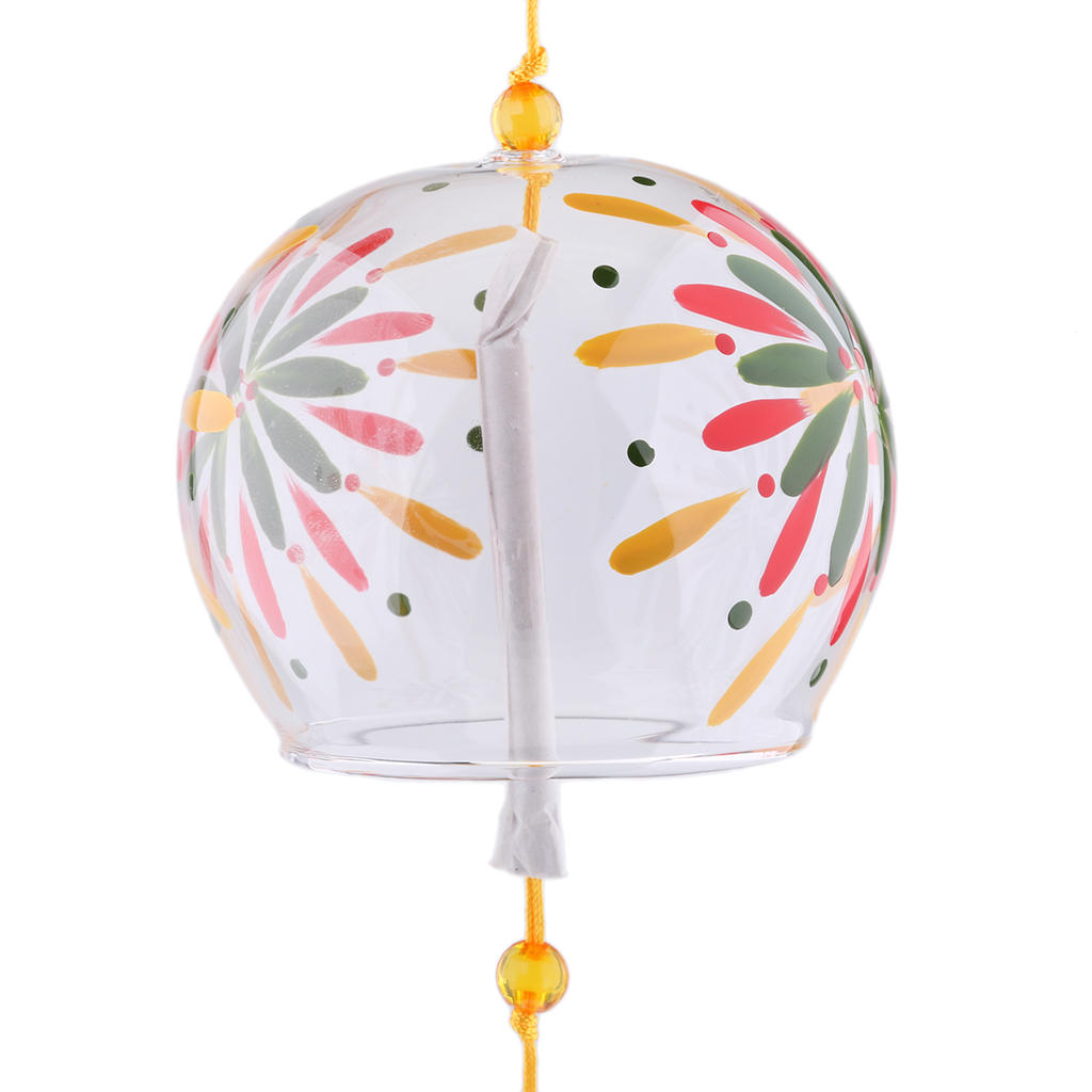 Satın alın 2Pcs Japanese Style Glass Windchime Home Hanging Blessing Bells Wind Chimes | Joom
