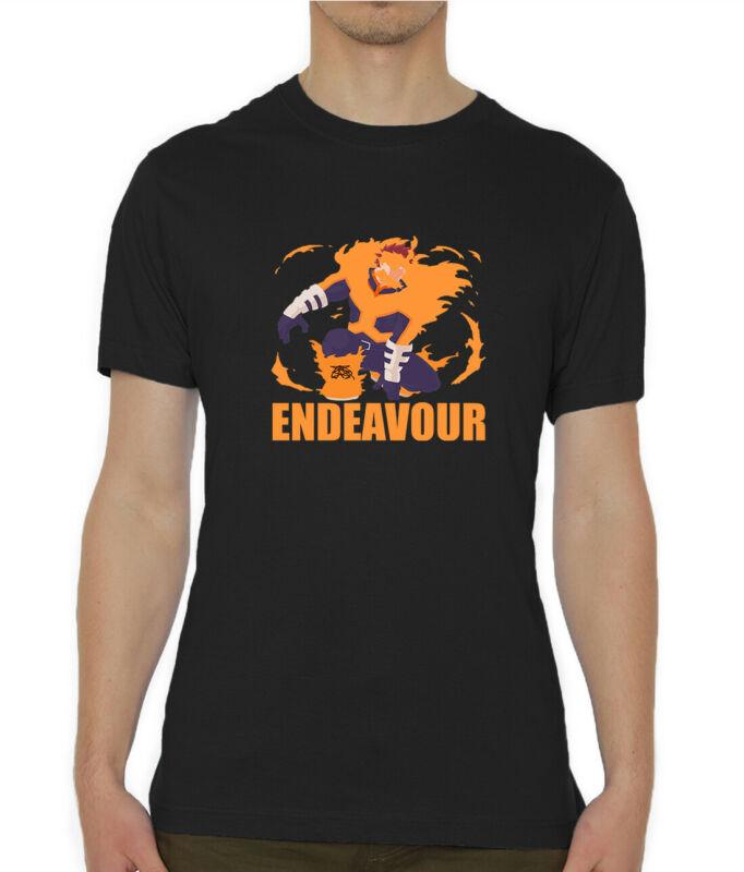 Cheap My Hero Academia Endeavour Mens T Shirt Men Black Chic Summer Tee ...