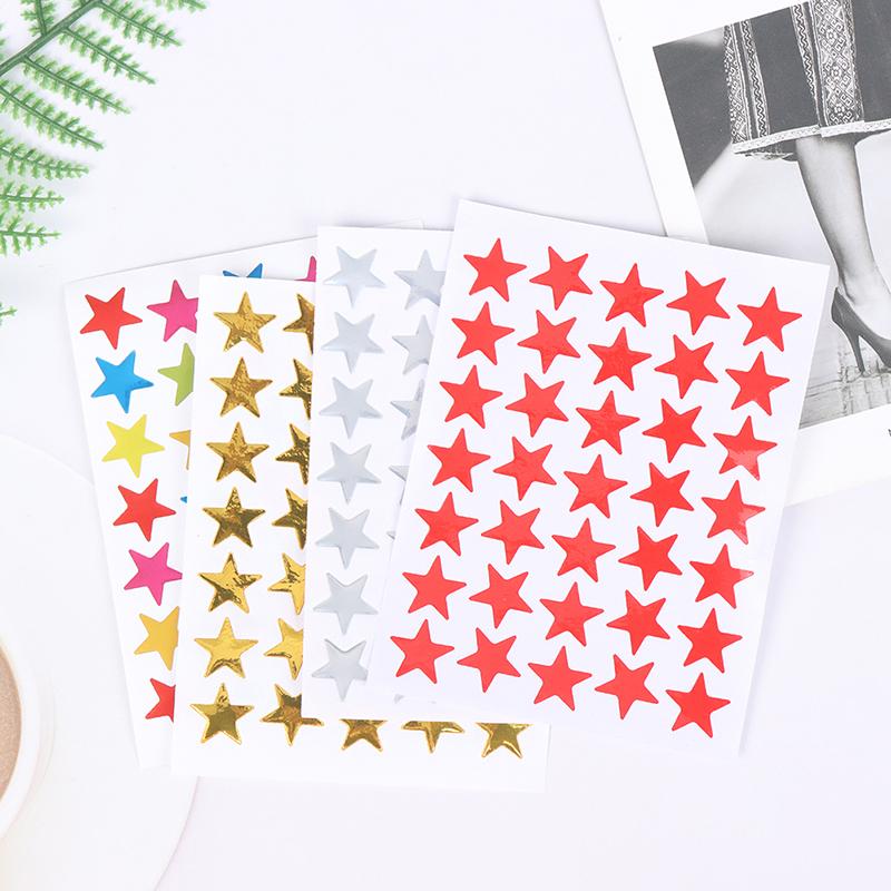 Cheap 10Pcs Child Reward Flash Sticker Five-Pointed Star Self-Adhesive ...