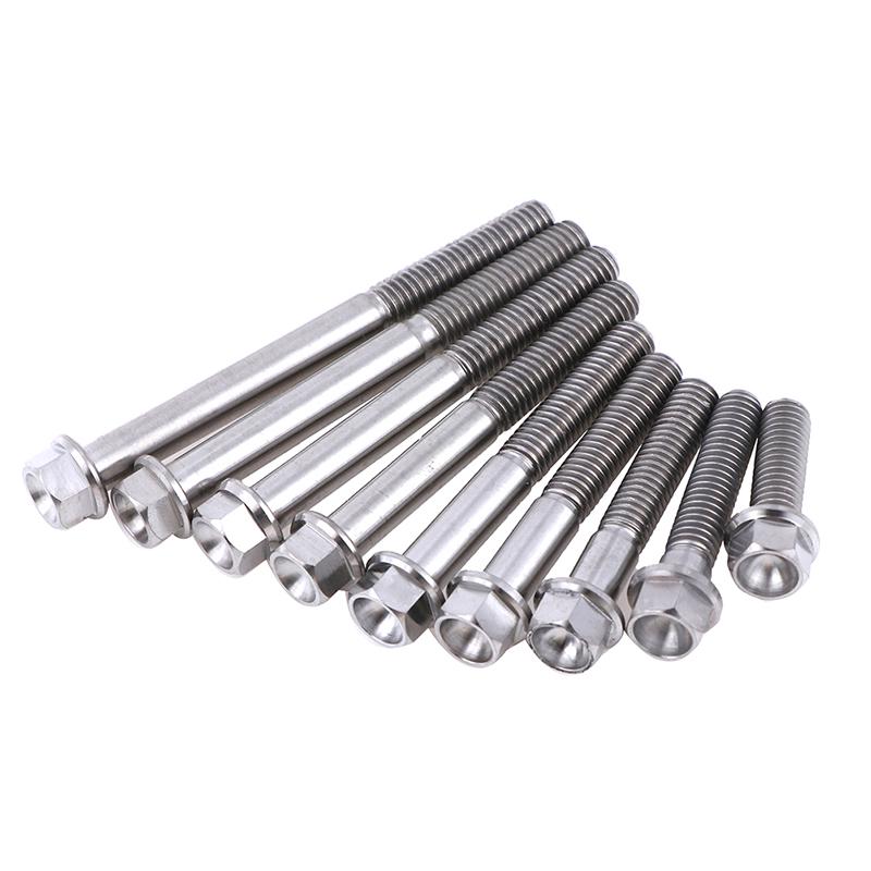 Buy M6*1Mm Titanium Socket Flange Bolt Cap Screw 20 30 35 40 45 50 55 ...