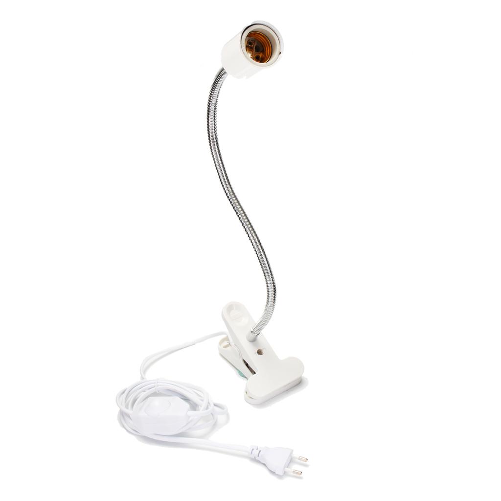 40cm E27 Flexible Clip on Dimming Switch LED Light Lamp Bulb Holder ...