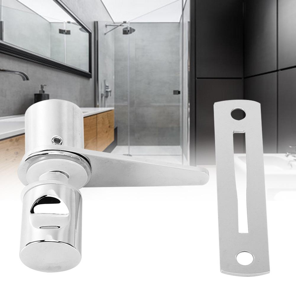 Buy Bathroom Glass Door Lock Shower Room Lock For Home Office Doors Use ...