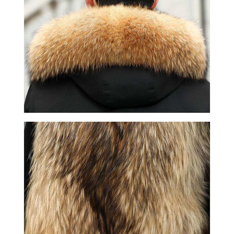 Buy Women's Mid-length Mink Faux Fur Parker Clothing Fox Fur Thickened ...