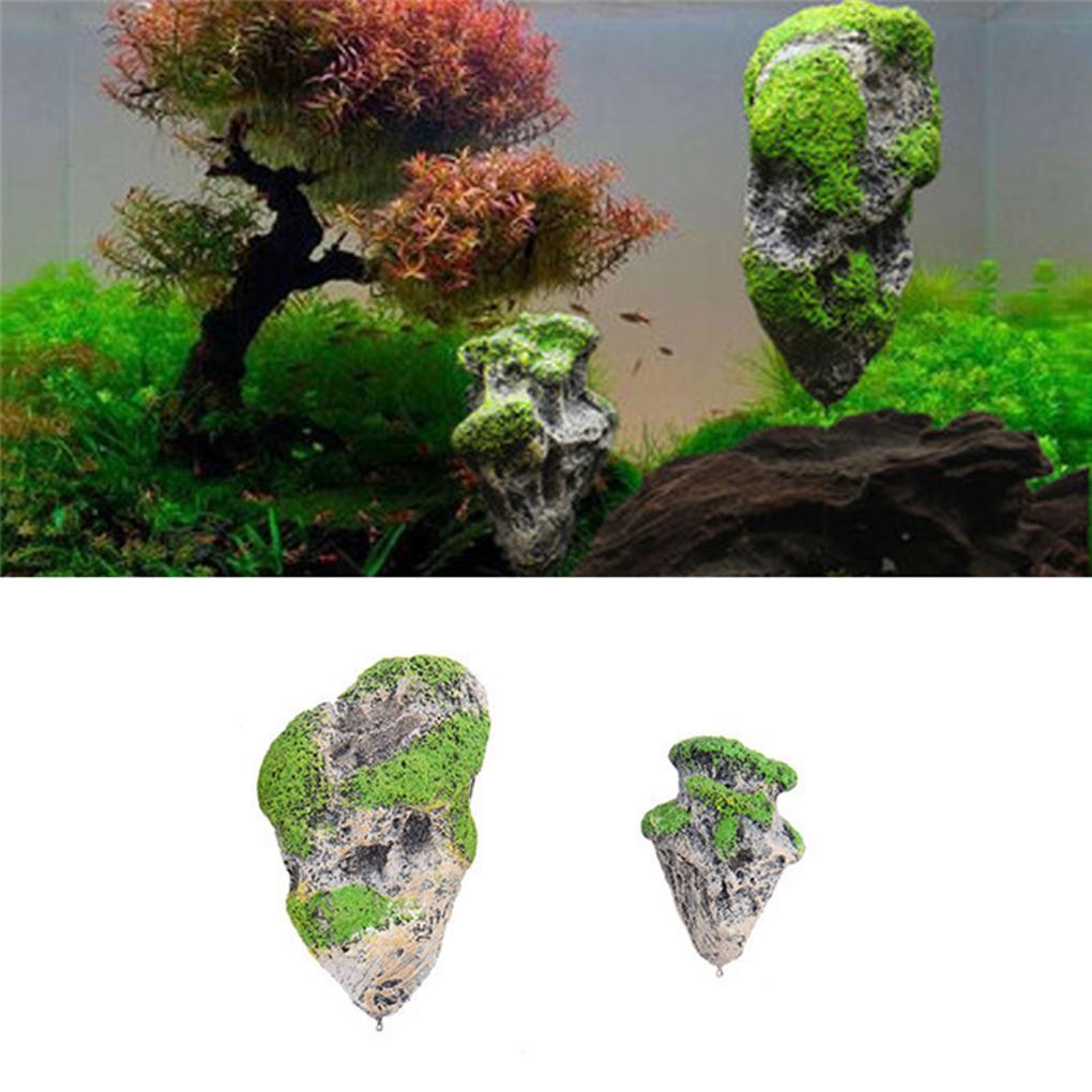 Buy Rocks Suspended Stone Fish Tank Aquarium Underwater Decor ...
