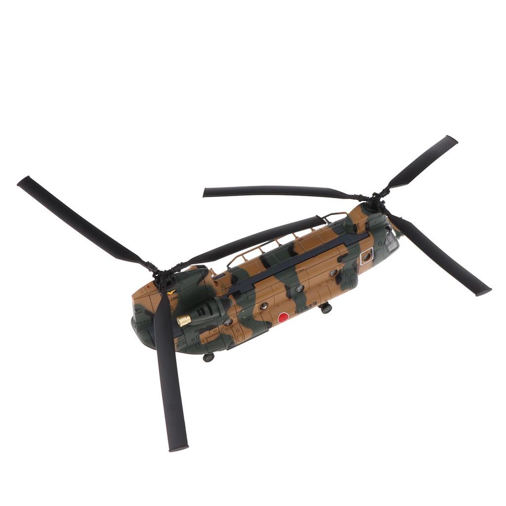 Buy 1/100 Diecast Japan CH47J Chinook Medium Transport Helicopter Model ...