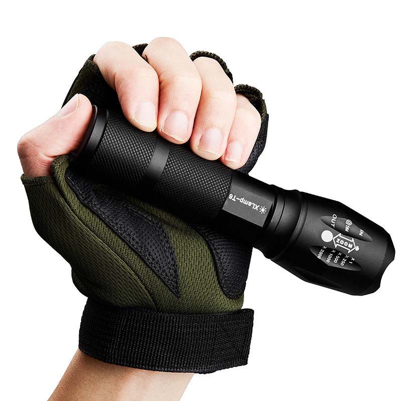 Buy USB Rechargeable LED Torch Flashlight Powerful Pocket Torch ...