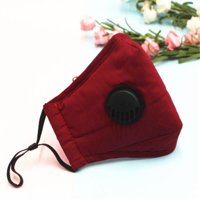 Buy Men Women Washable Breathable Protective Mask with Breathing Valve ...