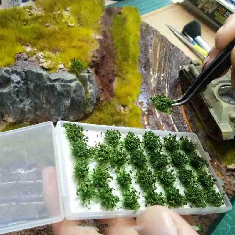 Cheap Flower Cluster Simulation Plant Model Toy Landscape Making Sand ...