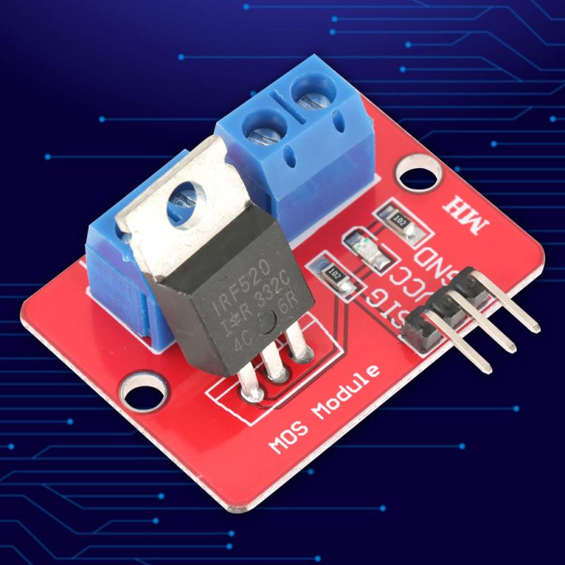 Buy 5pcs 3.3V/5V IRF520 MOSFET Driver Modules PWM Output Driving Boards ...