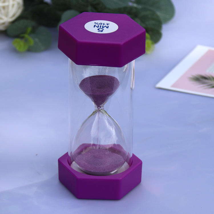 Cheap 5/10/15/30/45/60 Minutes Hexagonal Hourglass Drop Resistance Sand ...