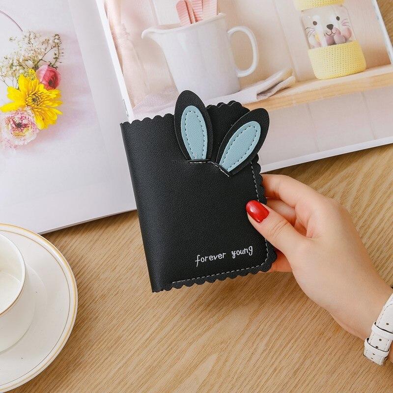 Kawaii Female Wallets Lovely Rabbit Card Holder Cute Small Wallet Women ...