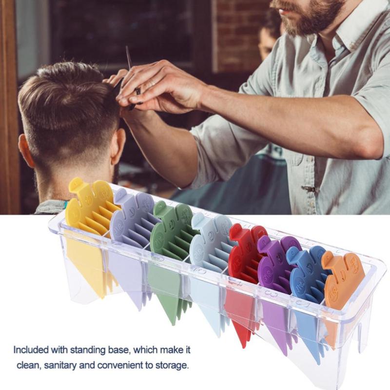 Buy 8 Pcs 8 Sizes Hair Clipper Guide Comb Set Haircut Barber ...