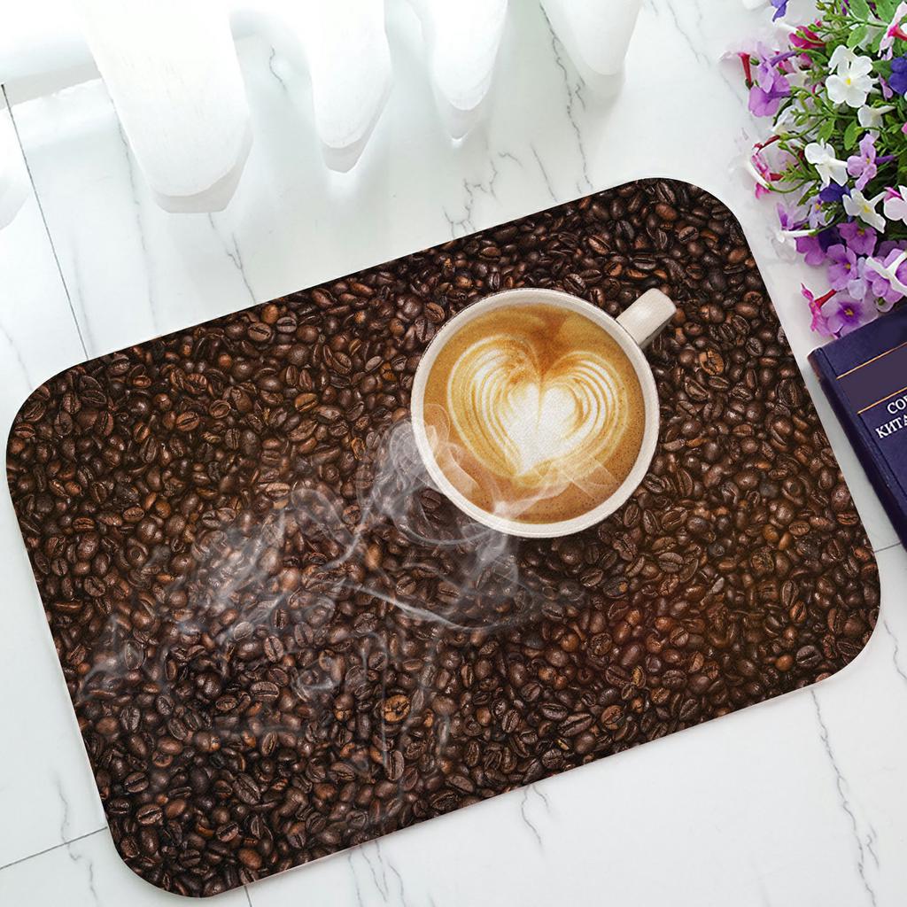 Buy European Classical Coffee Coffee Beans Doormat Floor Mat Rug 23 ...