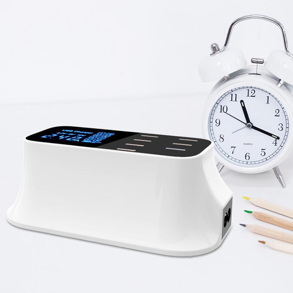 Buy Multi-function AC 110V~240V 8 Ports USB Digital Display LCD ...