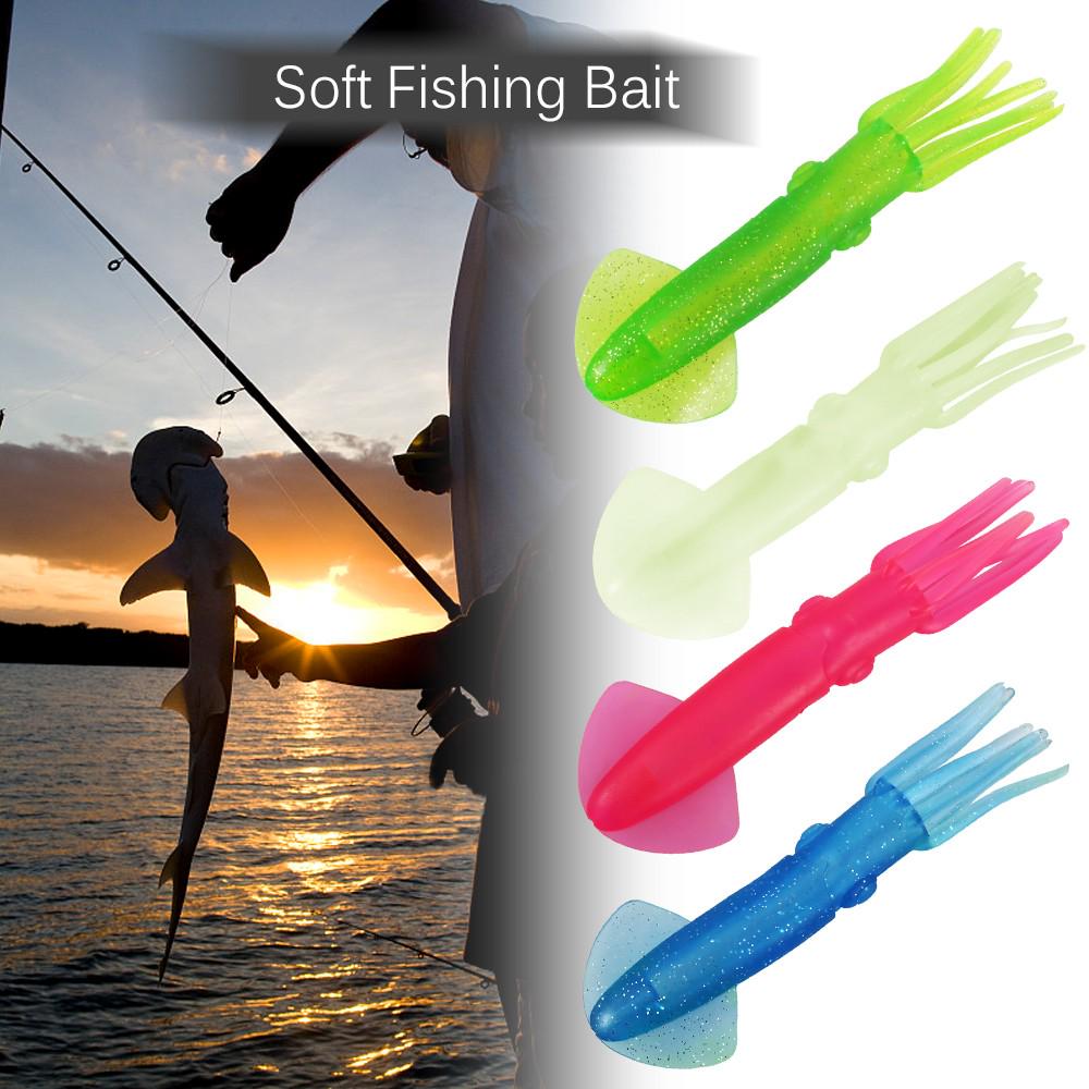 Buy 1 PCS 8.7in Squid Fishing Lure Bait Soft Lure 3D Simulation Bait ...