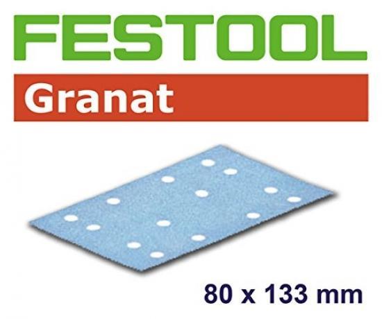Buy Festool 499628 feuille abrasive stf 80 x 133 p100 gr/100, bleu at ...