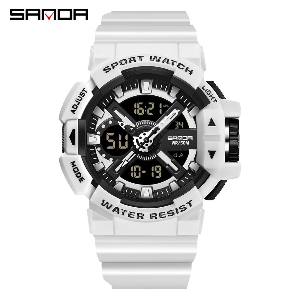 Cheap SANDA Top Brand Sports Military Men's Watches Quartz Digital ...
